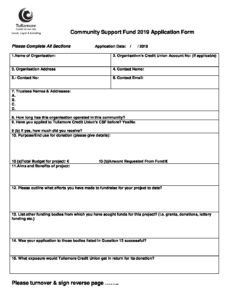 CSF Application Form 2019 WEB – Tullamore Credit Union
